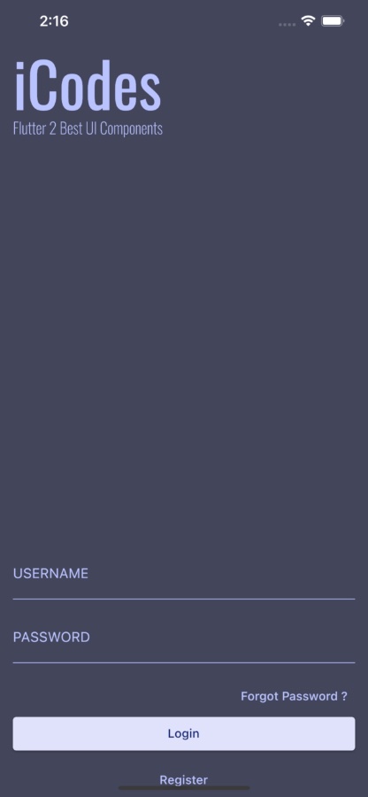 iCodes UI - Flutter by IndoCodes | CodeCanyon